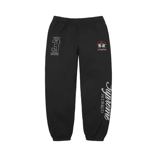 Supreme X La Martina X Jacob & Co Sweatpant - Black