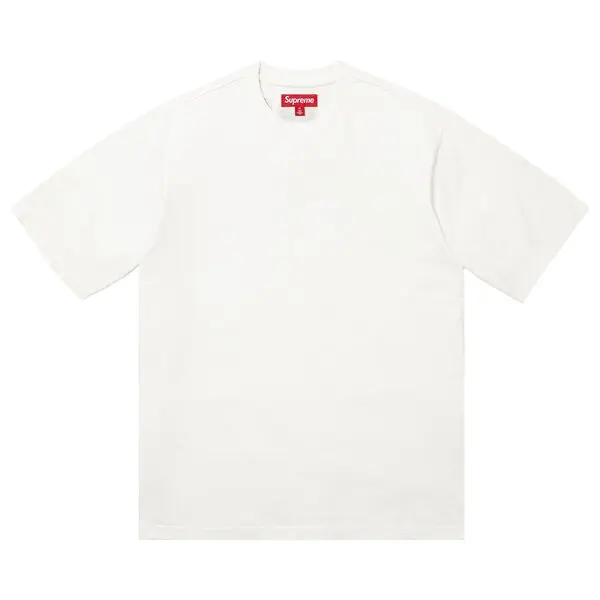 Supreme Rhinestone Script Short-sleeve Top - White
