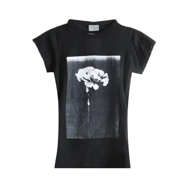Balenciaga Small Fit T-shirt - Black