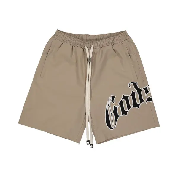 GODSPEED Og Logo Nylon Shorts 'sand - Tan