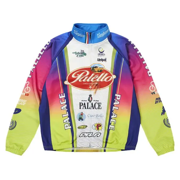 PALACE Palello Cycling Zip Jacket 'rainbow