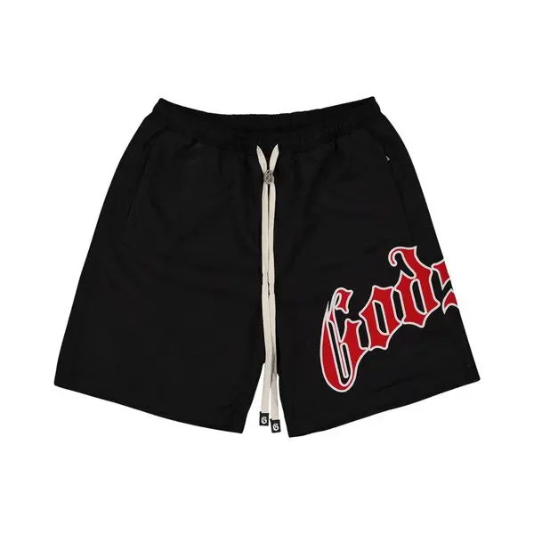 GODSPEED Og Logo Nylon Shorts /red - Black
