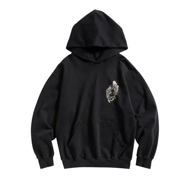 ANTI SOCIAL SOCIAL CLUB Studded Graphic Hoodie - Black