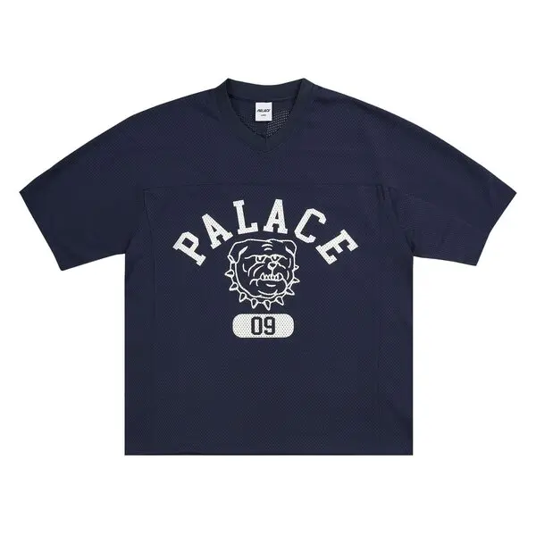 PALACE Bulldog Mesh Jersey 'navy