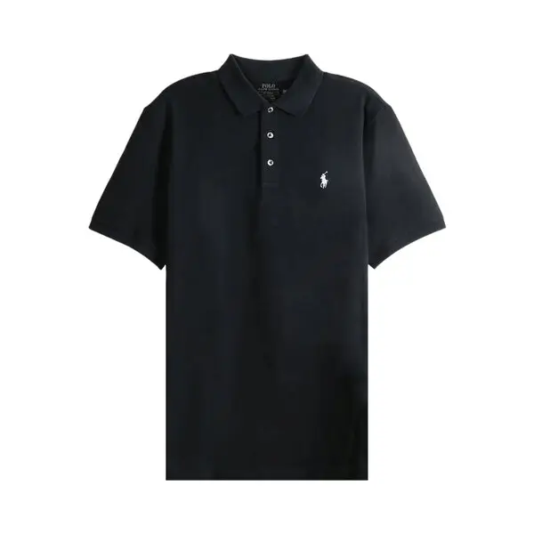 Polo Ralph Lauren Classic Fit Stretch Mesh Polo - Black