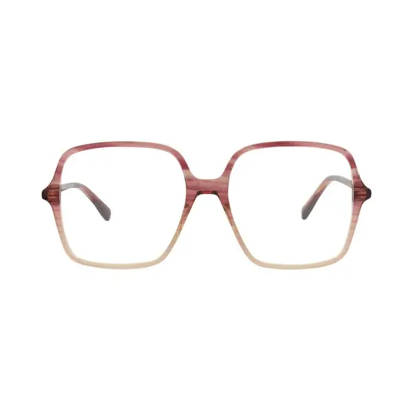 Gucci Square-frame Acetate Optical Frames /transparent - Red