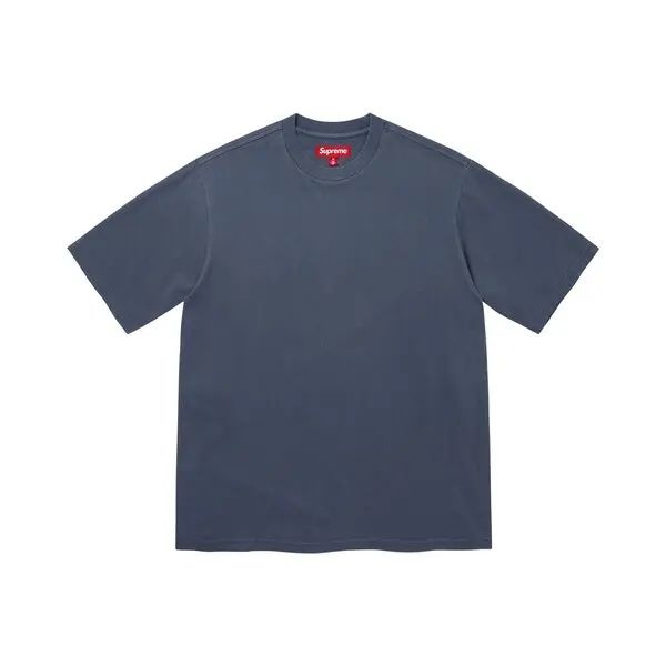 Supreme Rhinestone Script Short-sleeve Top 'navy - Blue