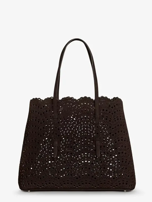 Alaïa Mina 37 Leather Shoulder Bag With Vienne Motif - Multicolor
