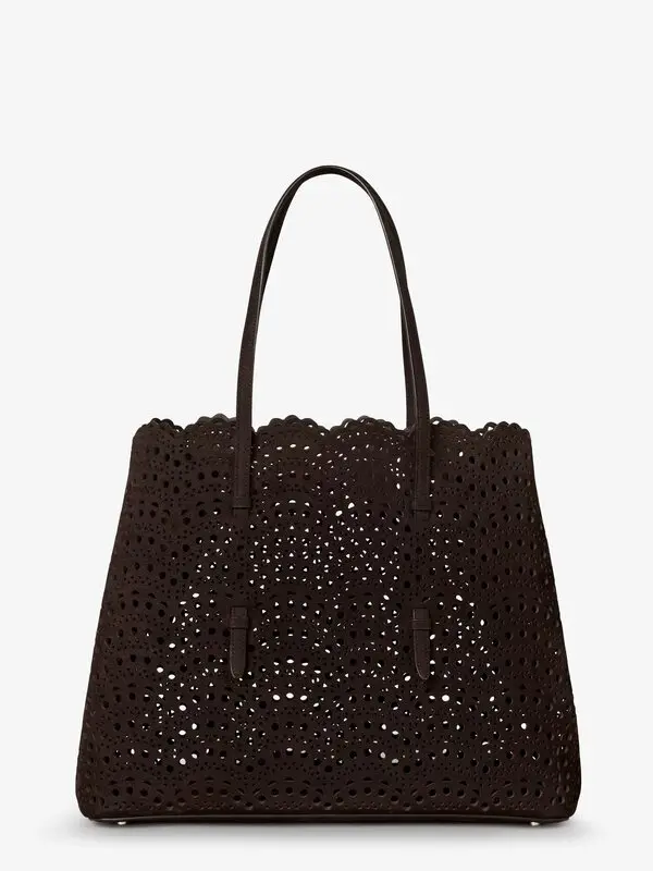 Alaïa Mina 37 Leather Shoulder Bag With Vienne Motif - Multicolor
