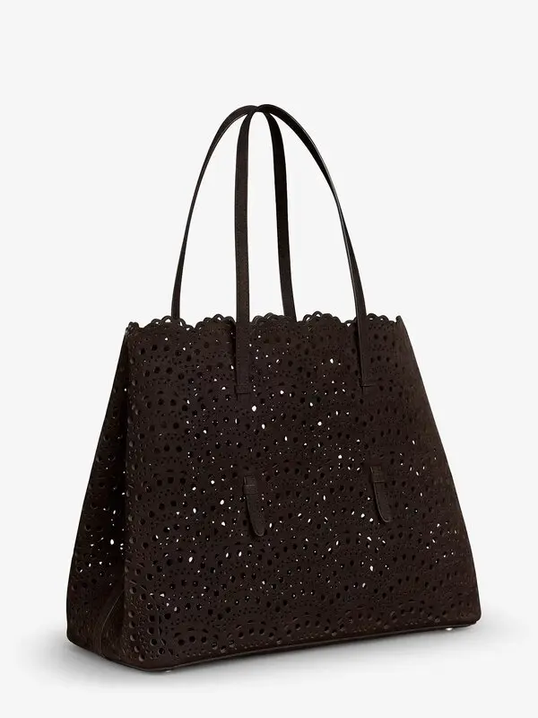 Alaïa Mina 37 Leather Shoulder Bag With Vienne Motif - Multicolor