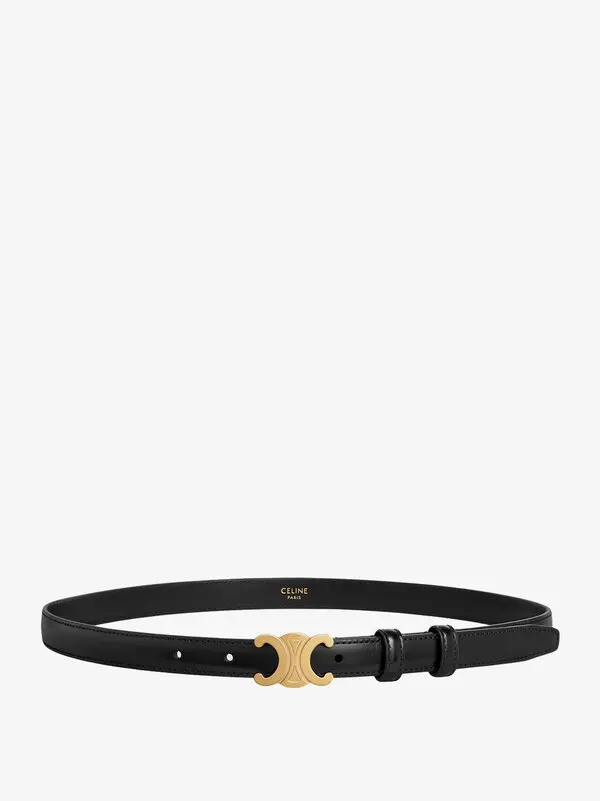 Celine Leather Belt - Black