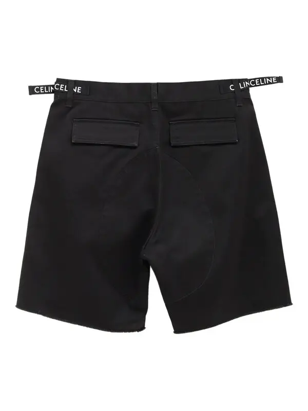 Celine Cotton Bermuda Cargo Shorts