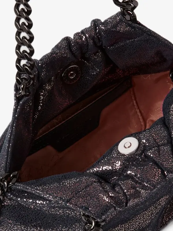 Stella McCartney Falabella Eco Shiny Dotted Chamois Fabric Shoulder Bag - Multicolor