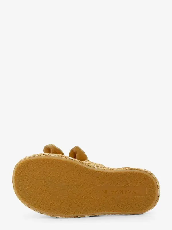 Zimmermann Carousel Raffia Sandals