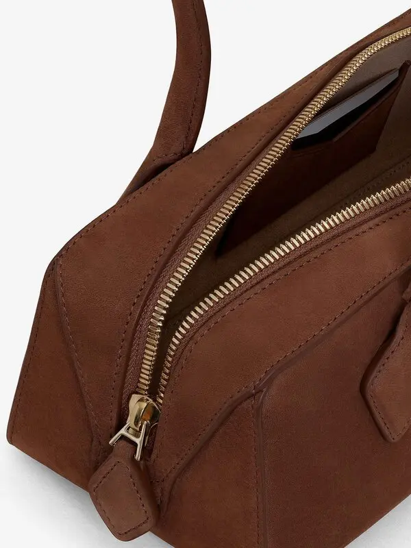 Alaïa Teckel Medium Suede Shoulder Bag - Multicolor