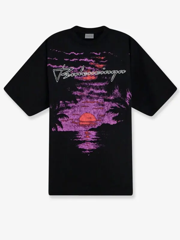 Balenciaga Dream Cotton T-shirt - Black