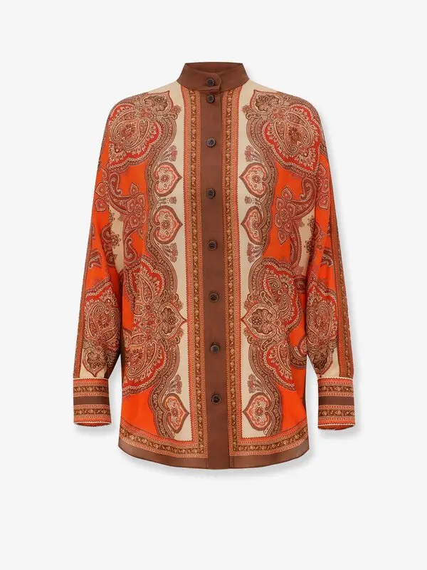 Zimmermann Mahon Dolman Silk Shirt - Multicolor