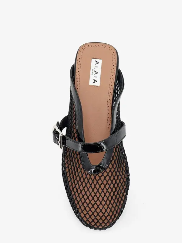 Alaïa Flat Mesh Sandals