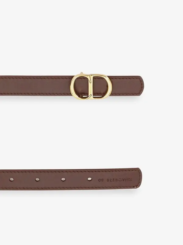 Dior Cd Icon Leather Belt - Multicolor