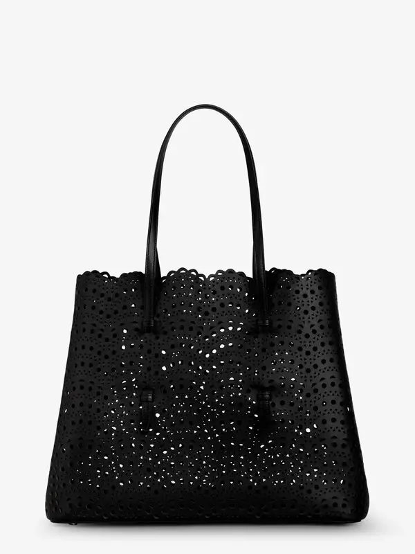 Alaïa Mina 37 Leather Shoulder Bag With Vienne Motif - Multicolor