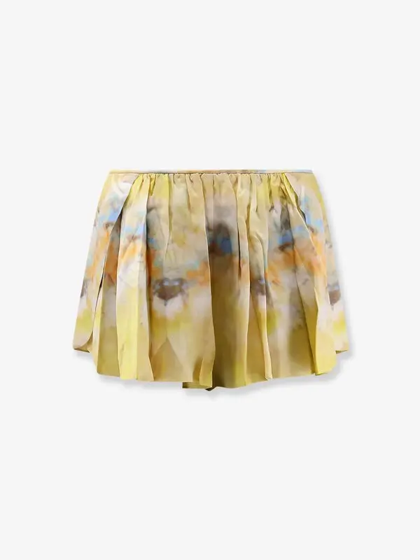 Zimmermann Alchemy Silk Micro Shorts With Tie-dye Print - Multicolor