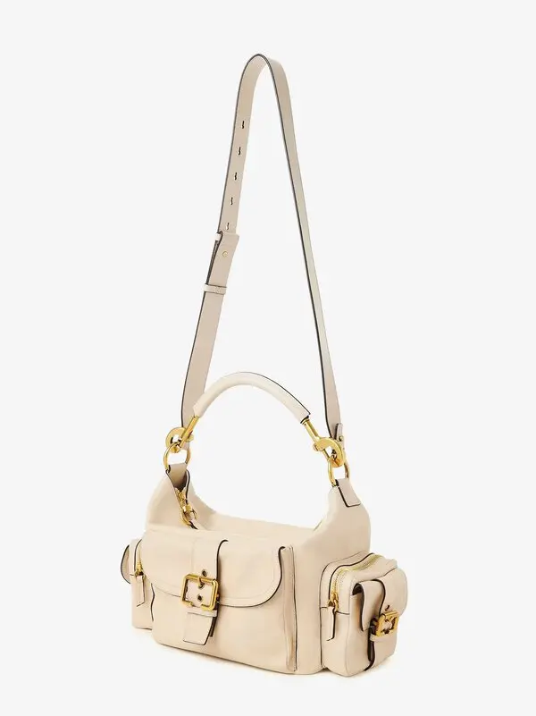 Chloé Medium Double Carry Leather Shoulder Bag - Multicolor