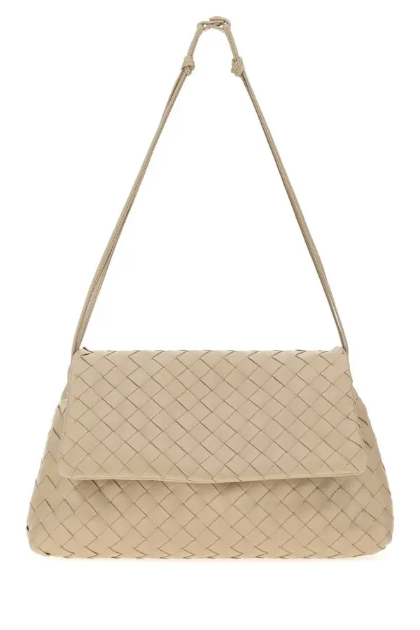 Bottega Veneta Sand Leather Clutch