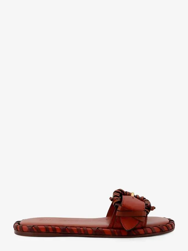 Zimmermann Alchemy Leather Sandals With Woven Details - Multicolor