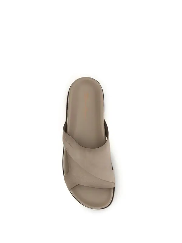 Santoni Leather Sandals