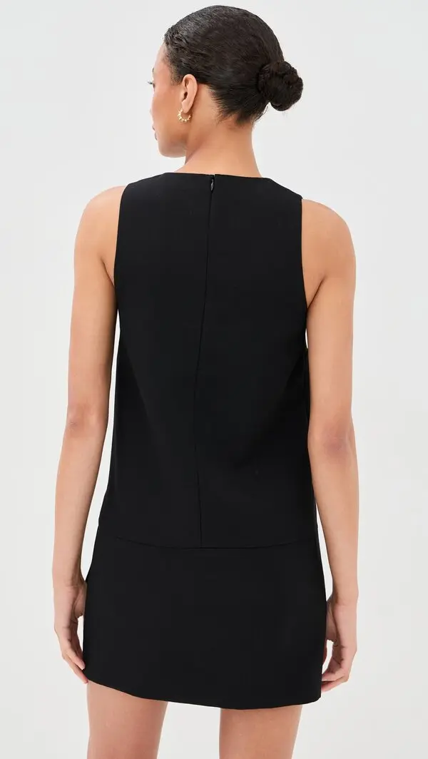 AMI Paris Big Buckle Belt Mini Dress