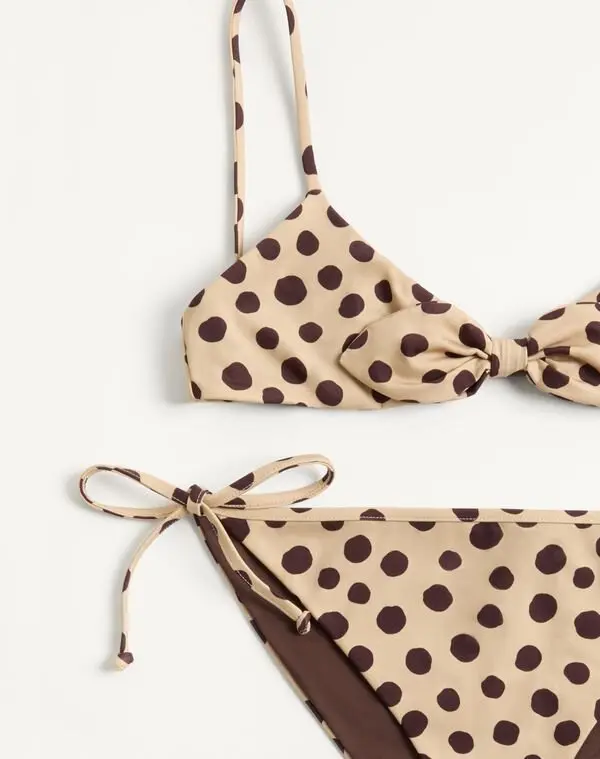 Valentino Garavani Lycra Swimsuit In Plus De Pois Dalmata Polka Dot