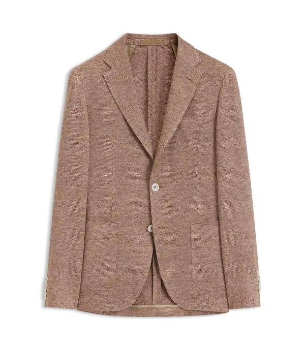 BOSS Slim-fit Jacket In Linen