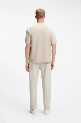 BOSS Relaxed-fit T-shirt In Ribbed Cotton