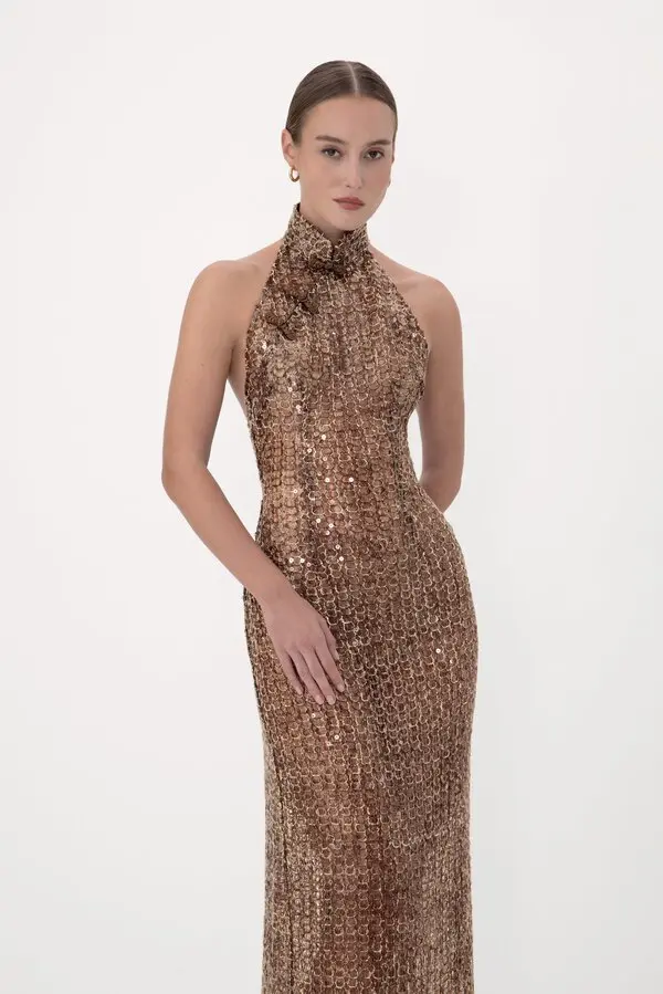 SAU LEE Gracie Sequin Dress
