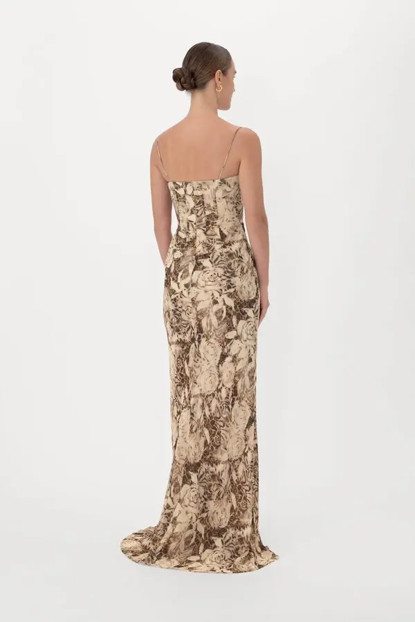 SAU LEE Neyla Chiffon Dress