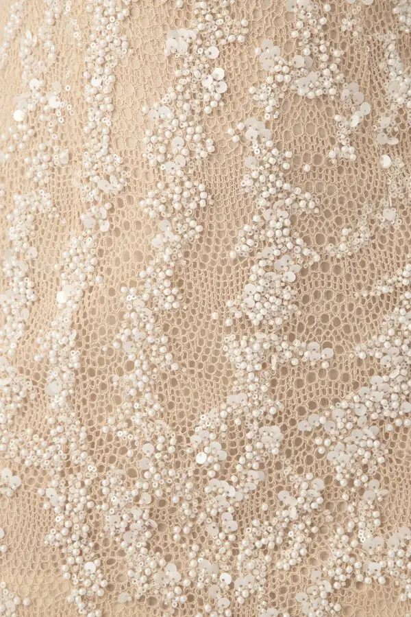 SAU LEE Lori Beaded Mini Dress