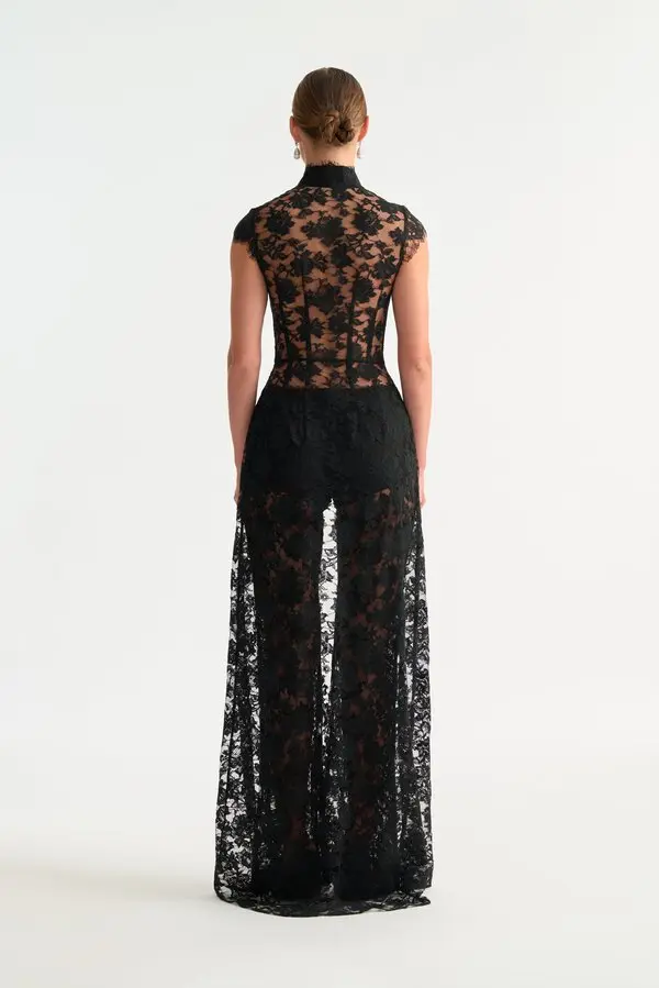 SAU LEE Saphina Lace Top
