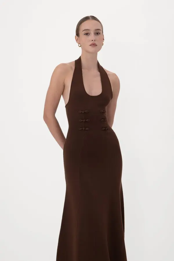 SAU LEE Nima Knit Dress
