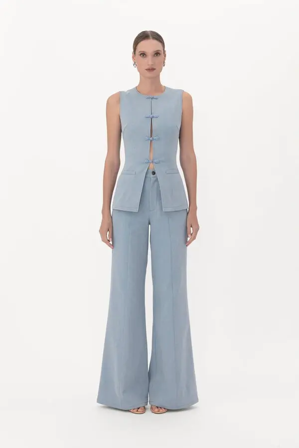 SAU LEE Austin Denim Pant - Light Denim