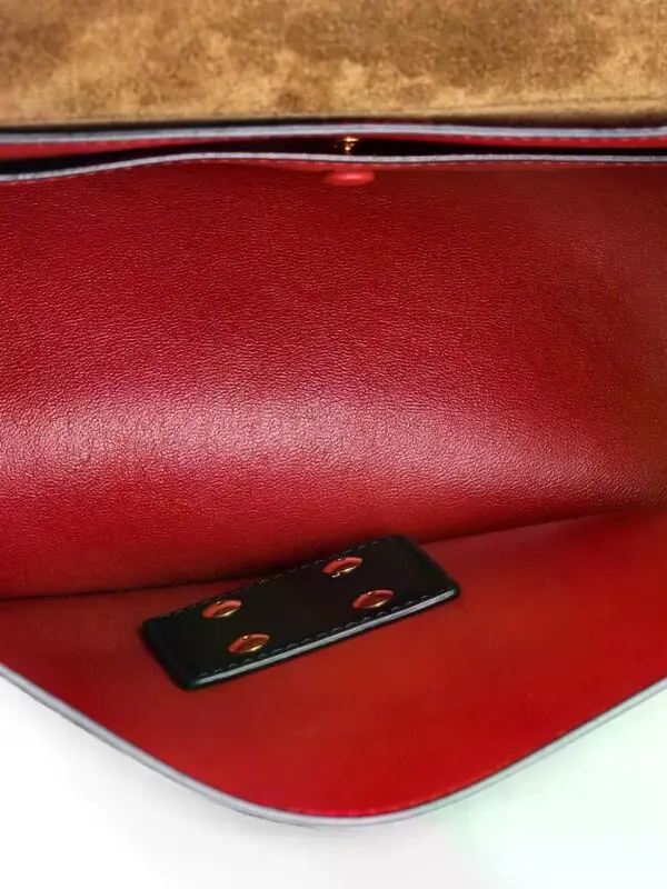 Fendi Kan U Leather Medium Shoulder Bag