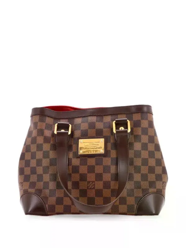 LOUIS VUITTON Hampstead Pm Tote Bag - Brown