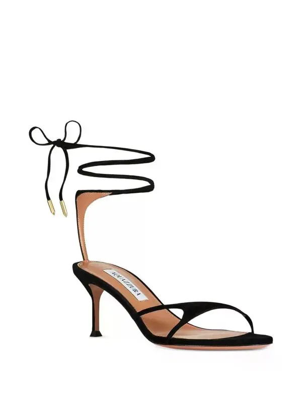 AQUAZZURA Suede Bikini Sandals