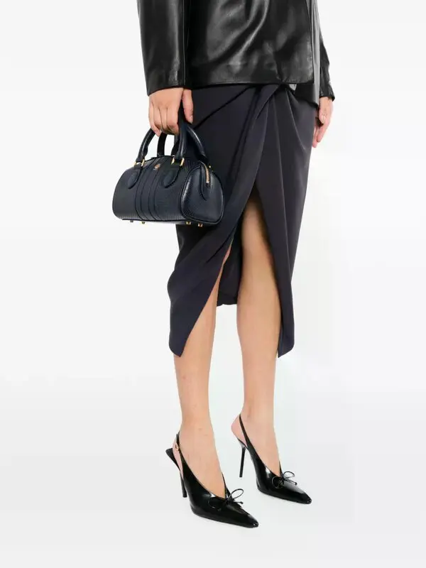 Bally Perforated Leather Tote Bag