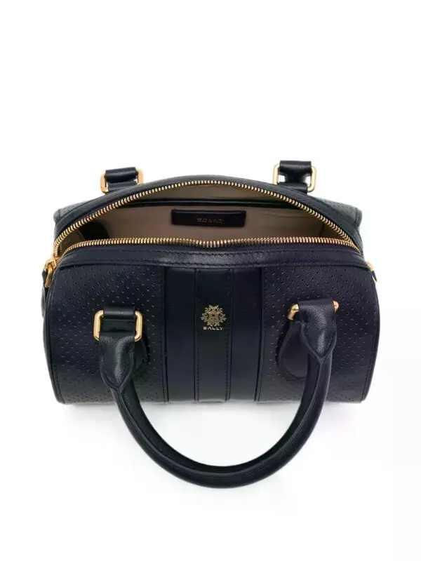 Bally Perforated Leather Tote Bag
