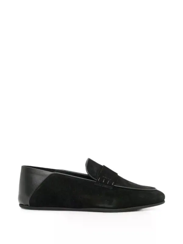 Bally Suede Penny Loafers