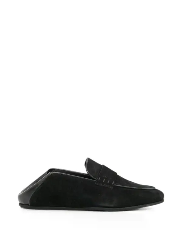 Bally Suede Penny Loafers