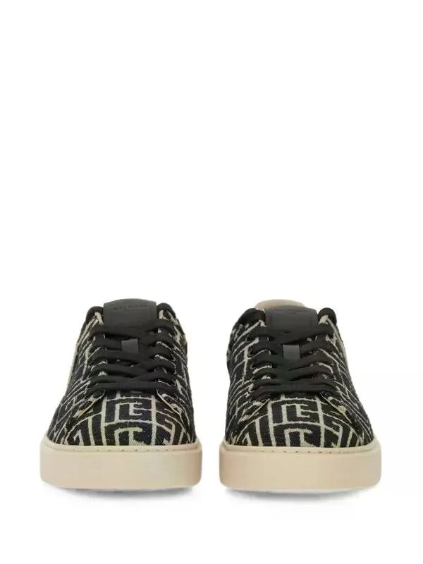 Balmain B-court Jacquard Sneakers