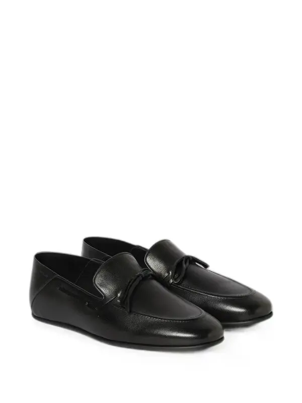 Bally Bow-detail Leather Loafers