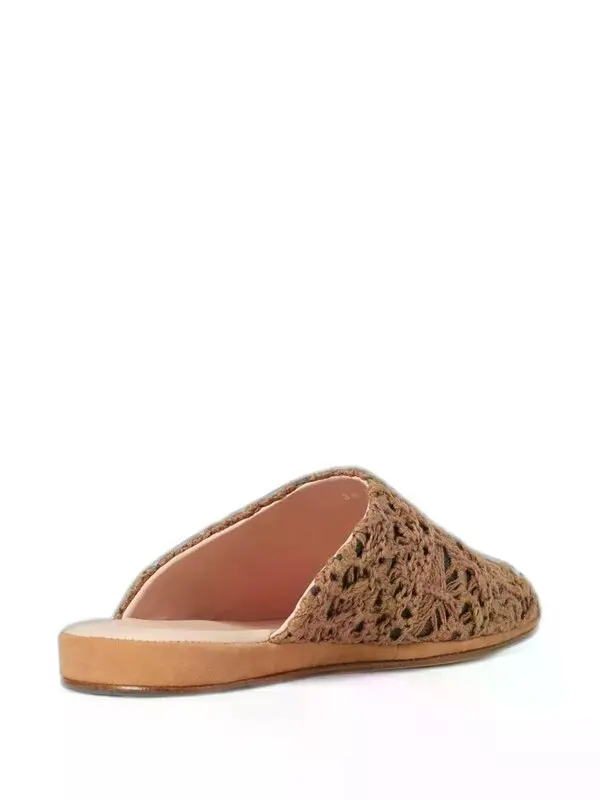 Fabiana Filippi Crochet Knit Mules