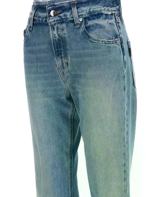HAIKURE Flora Faded Straight-leg Jeans